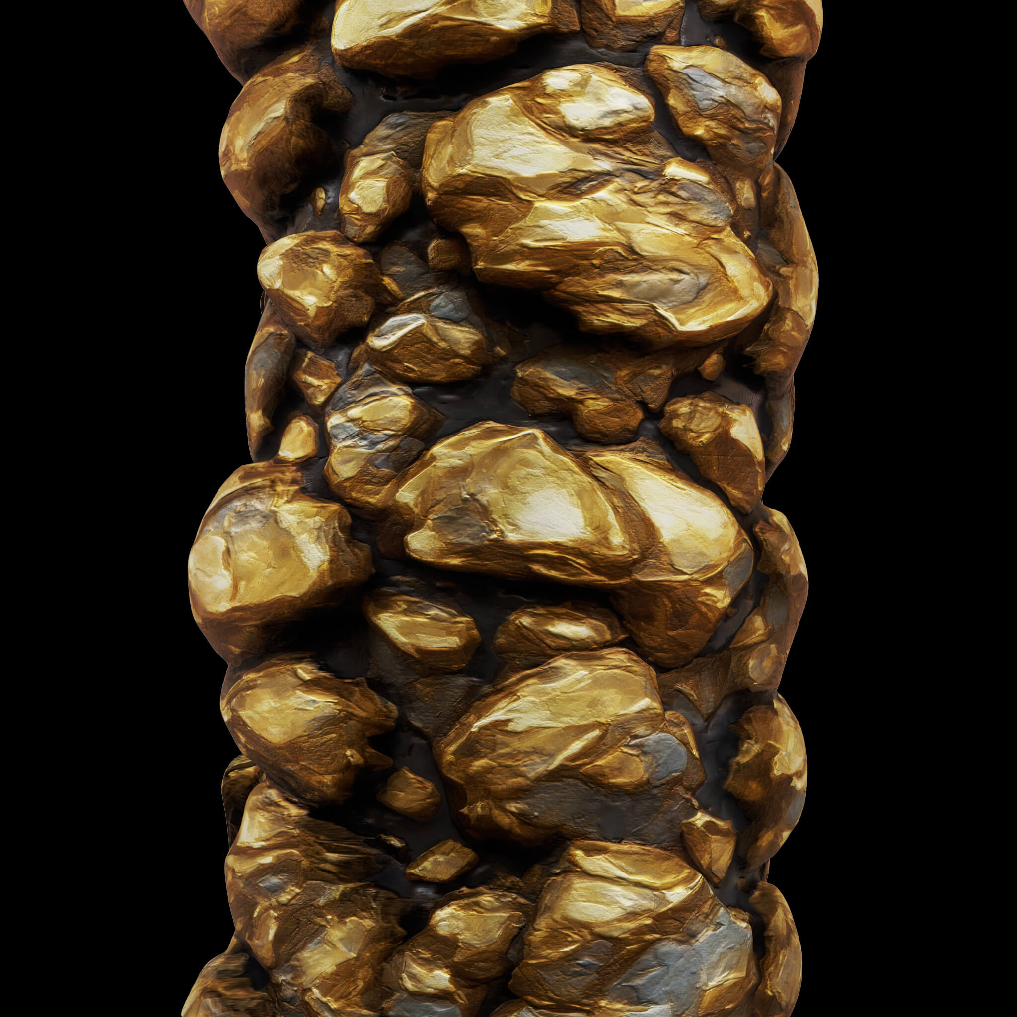 Stylized Gold V1 Seamless Texture by zames1992d