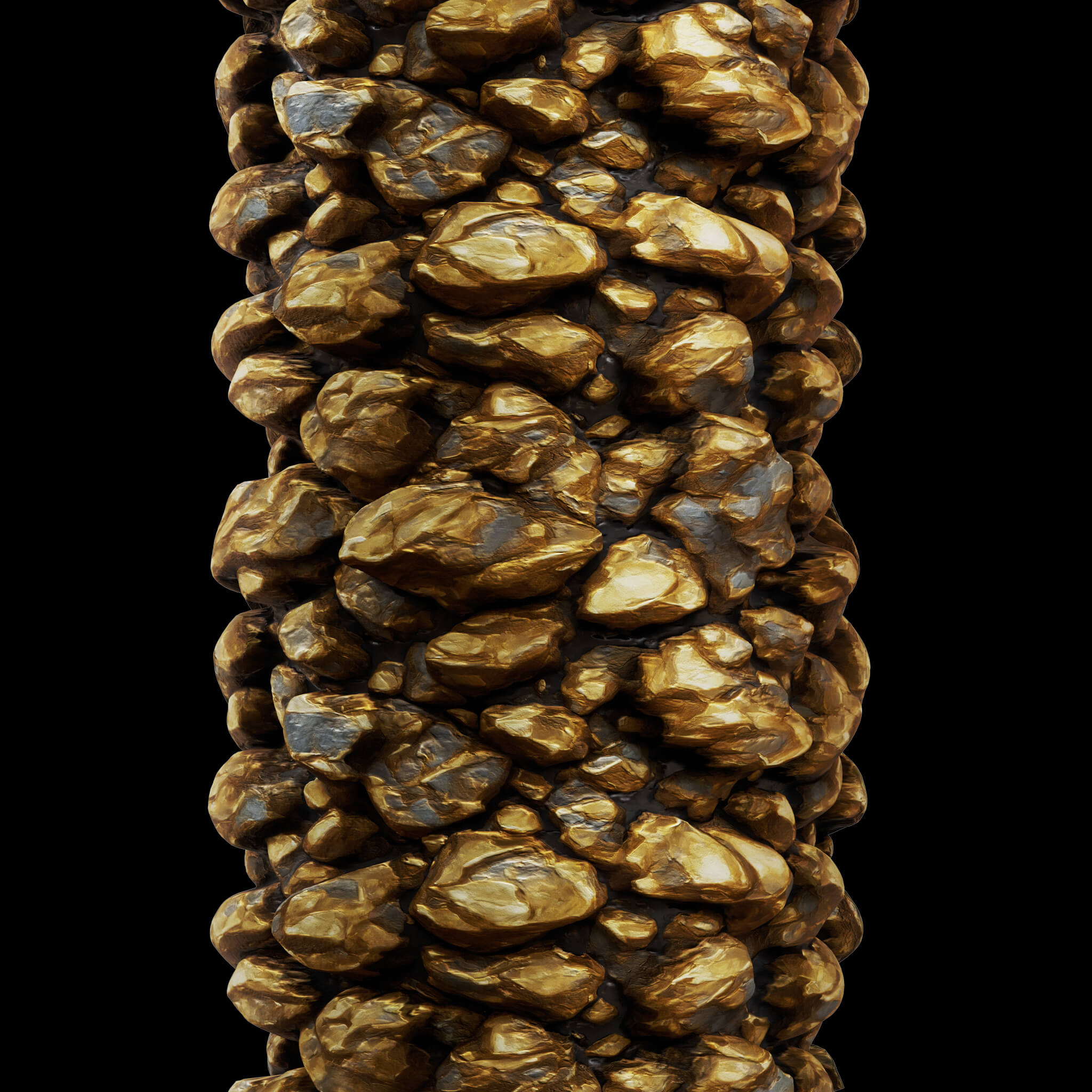 Stylized Gold V1 Seamless Texture by zames1992d