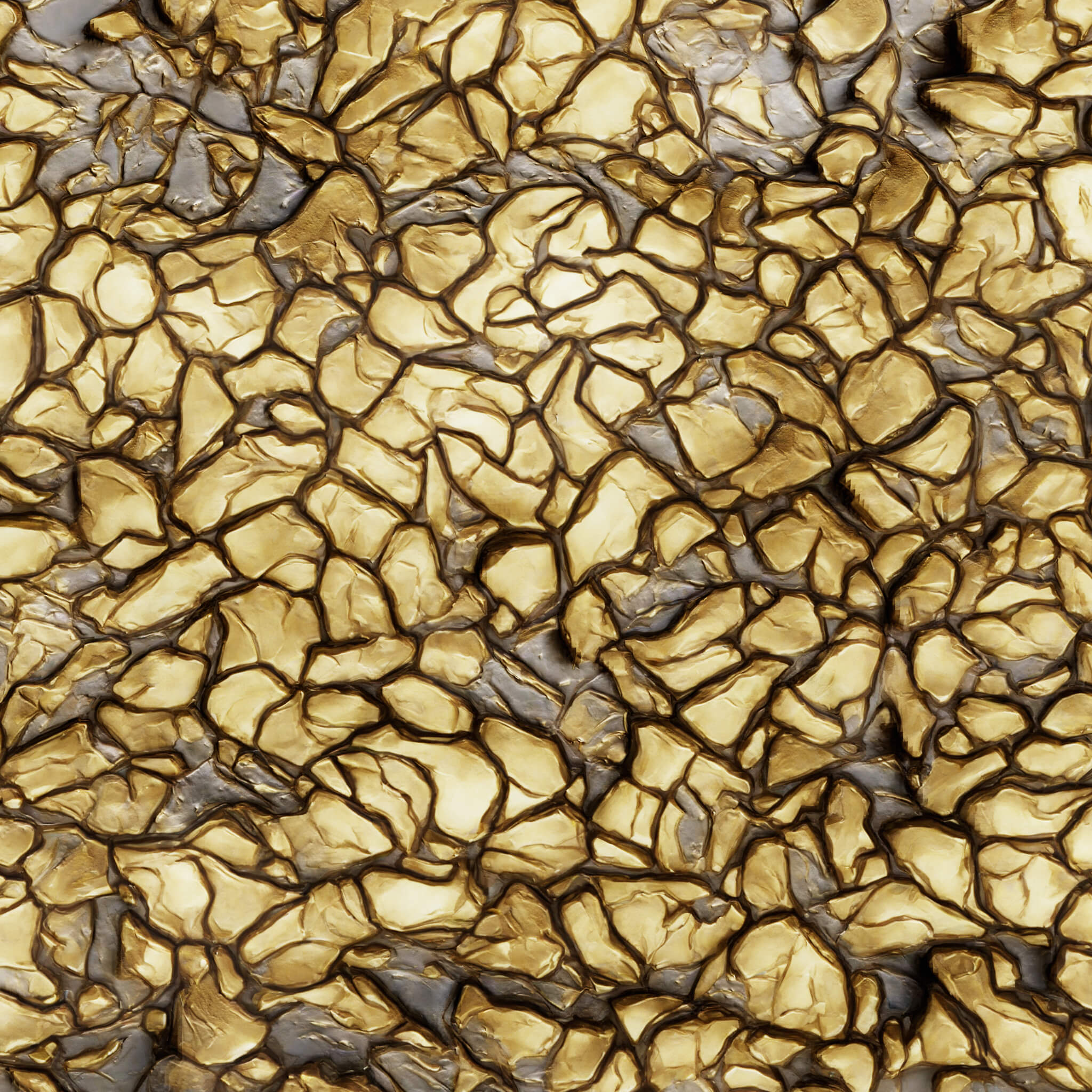 Stylized Gold V2 Seamless Texture by zames1992d