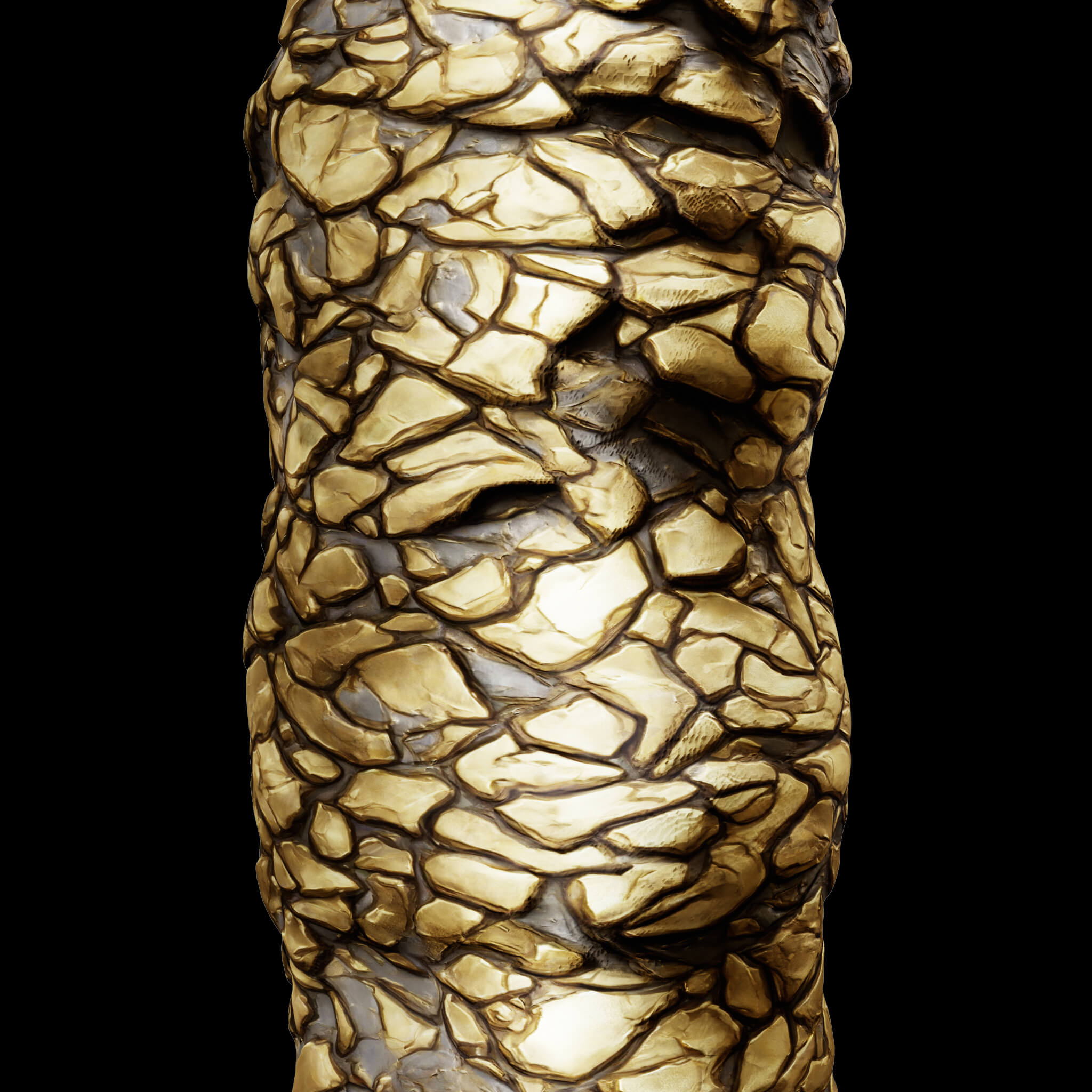 Stylized Gold V2 Seamless Texture by zames1992d