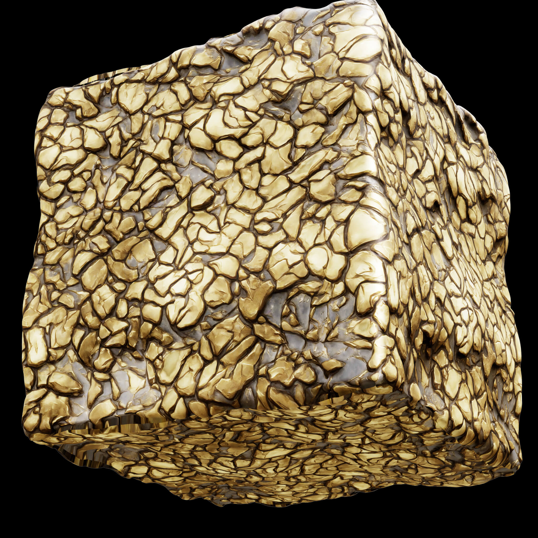 Stylized Gold V2 Seamless Texture by zames1992d