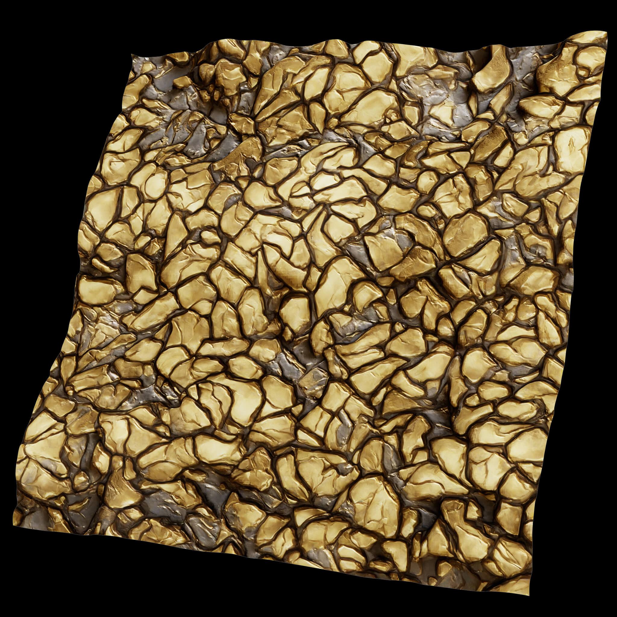 Stylized Gold V2 Seamless Texture by zames1992d