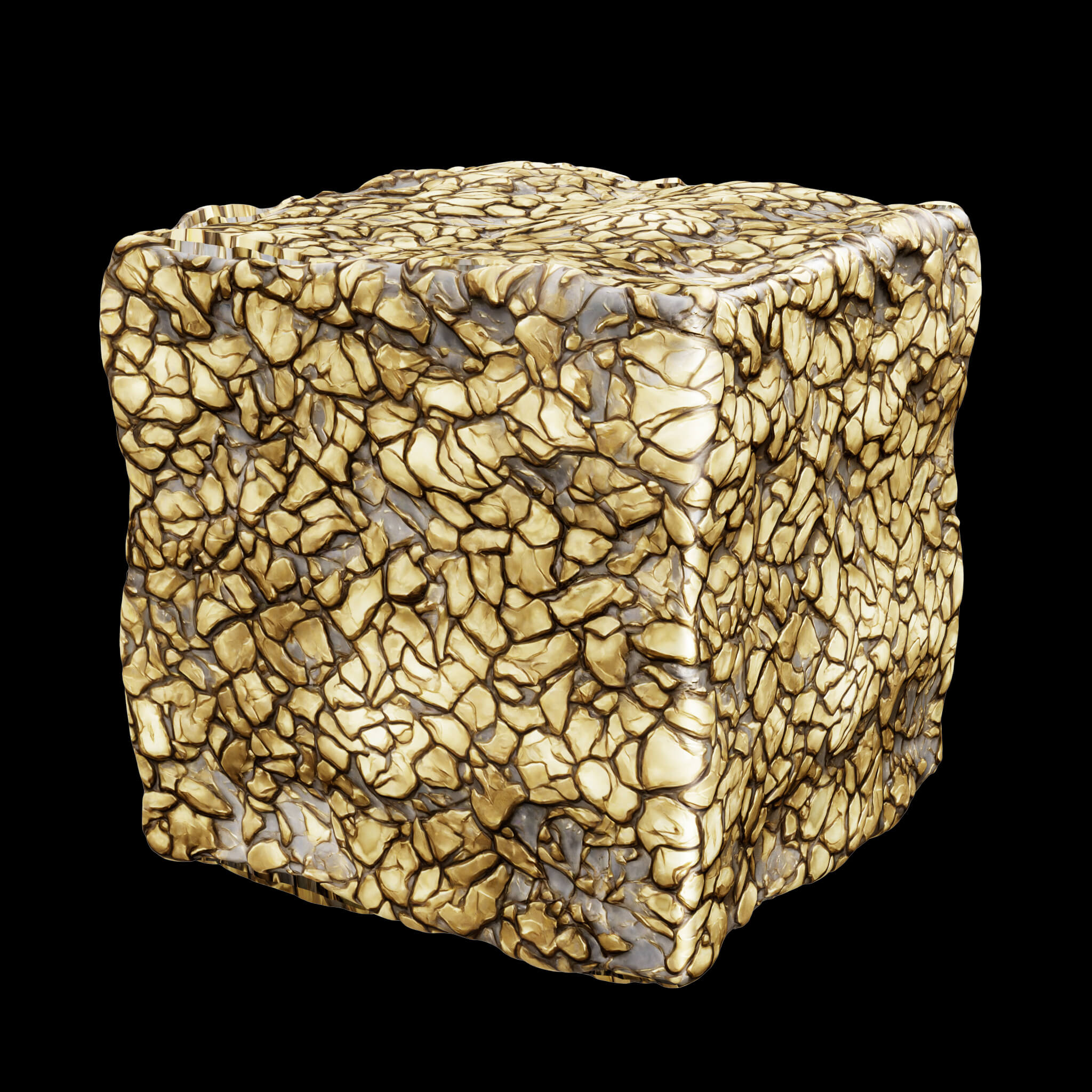 Stylized Gold V2 Seamless Texture by zames1992d