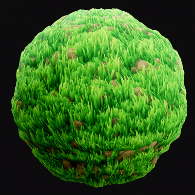 Stylized Grass Seamless Texture by zames1992d