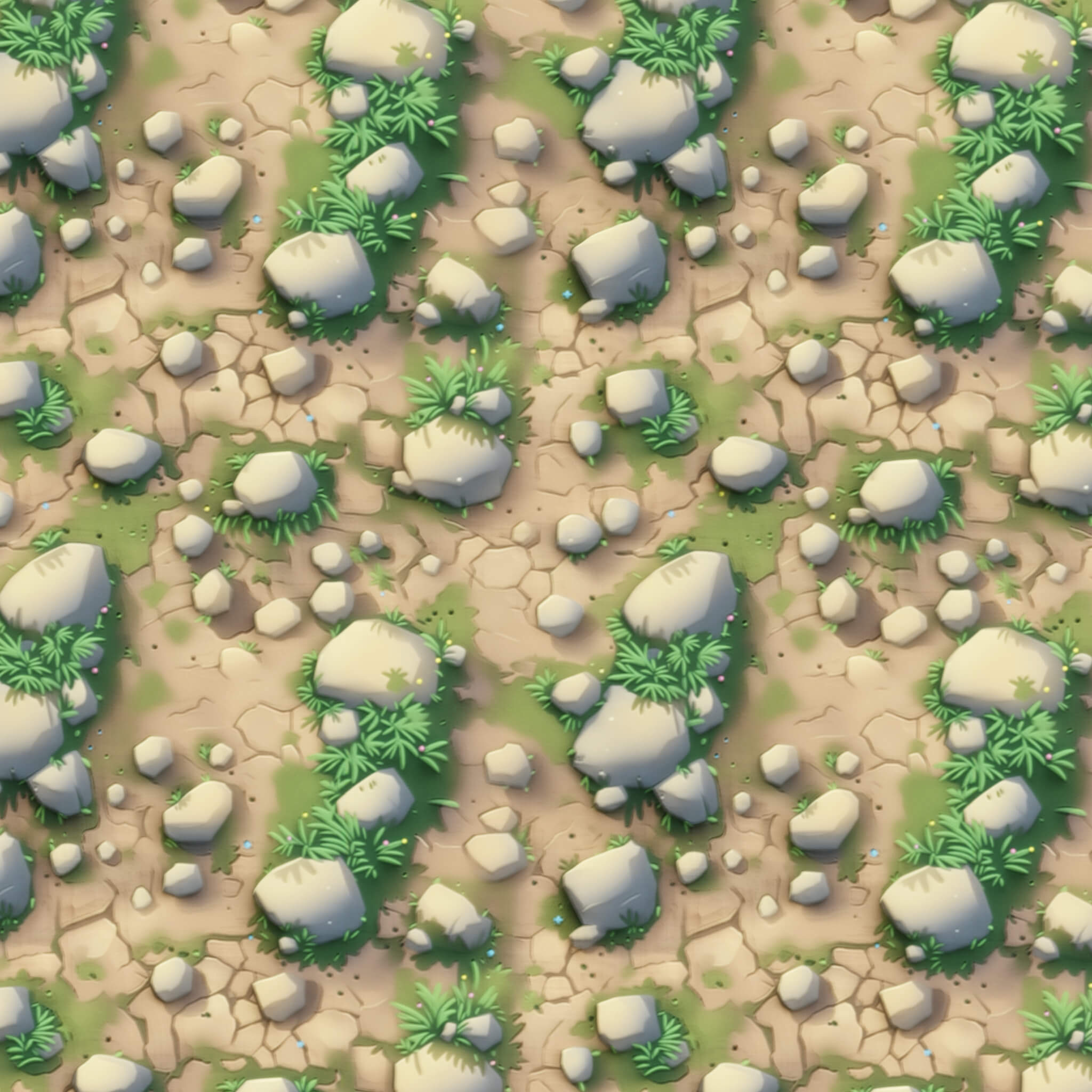 Stylized Ground Seamless Texture by zames1992d