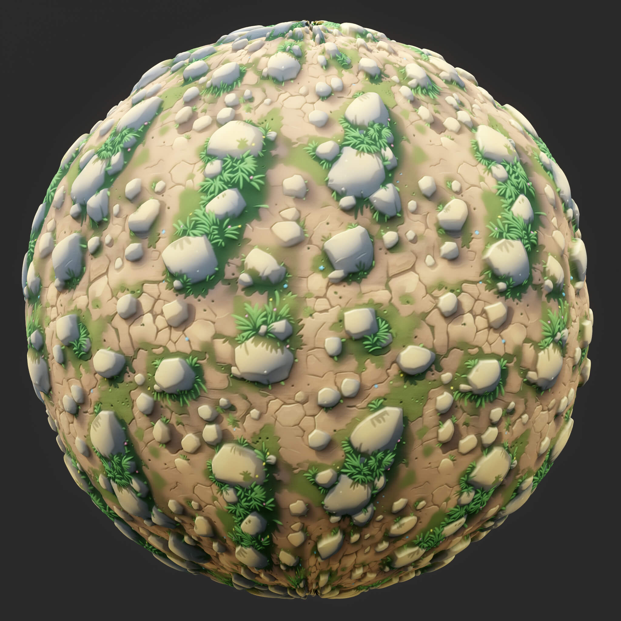 Stylized Ground Seamless Texture by zames1992d