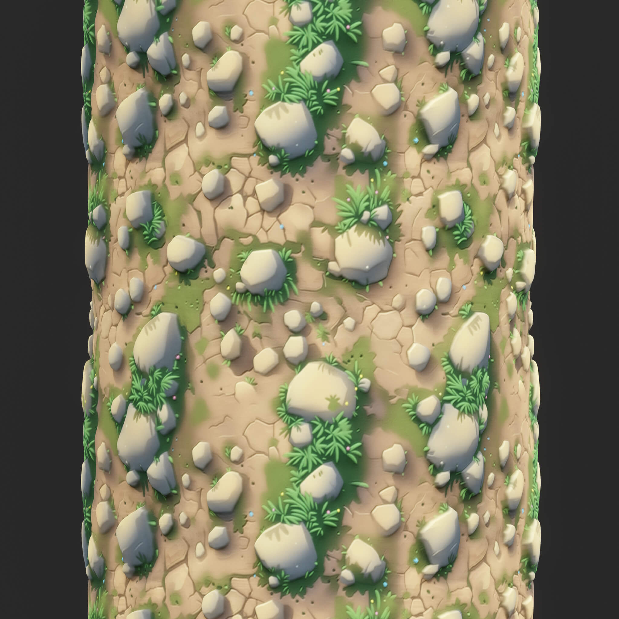 Stylized Ground Seamless Texture by zames1992d
