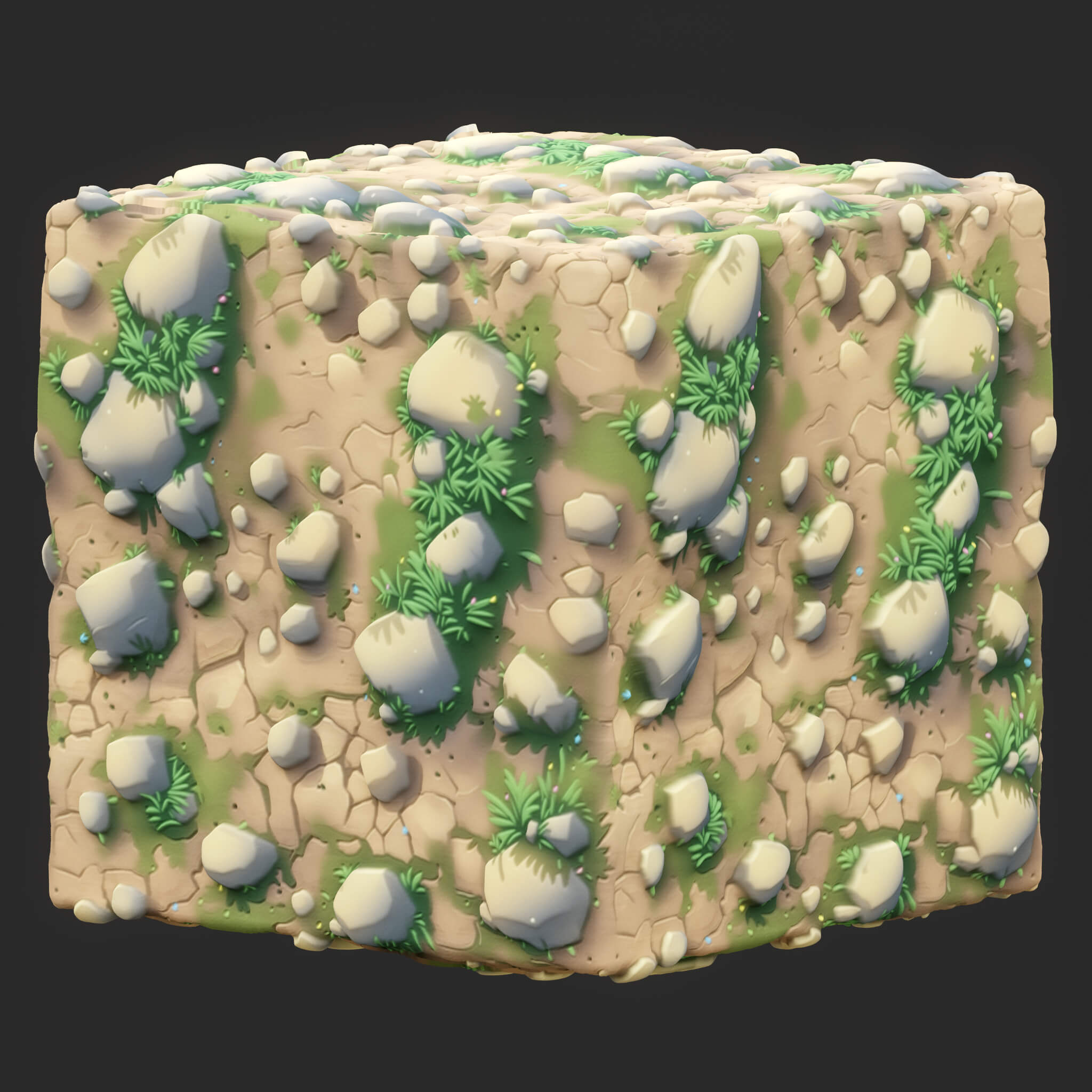Stylized Ground Seamless Texture by zames1992d