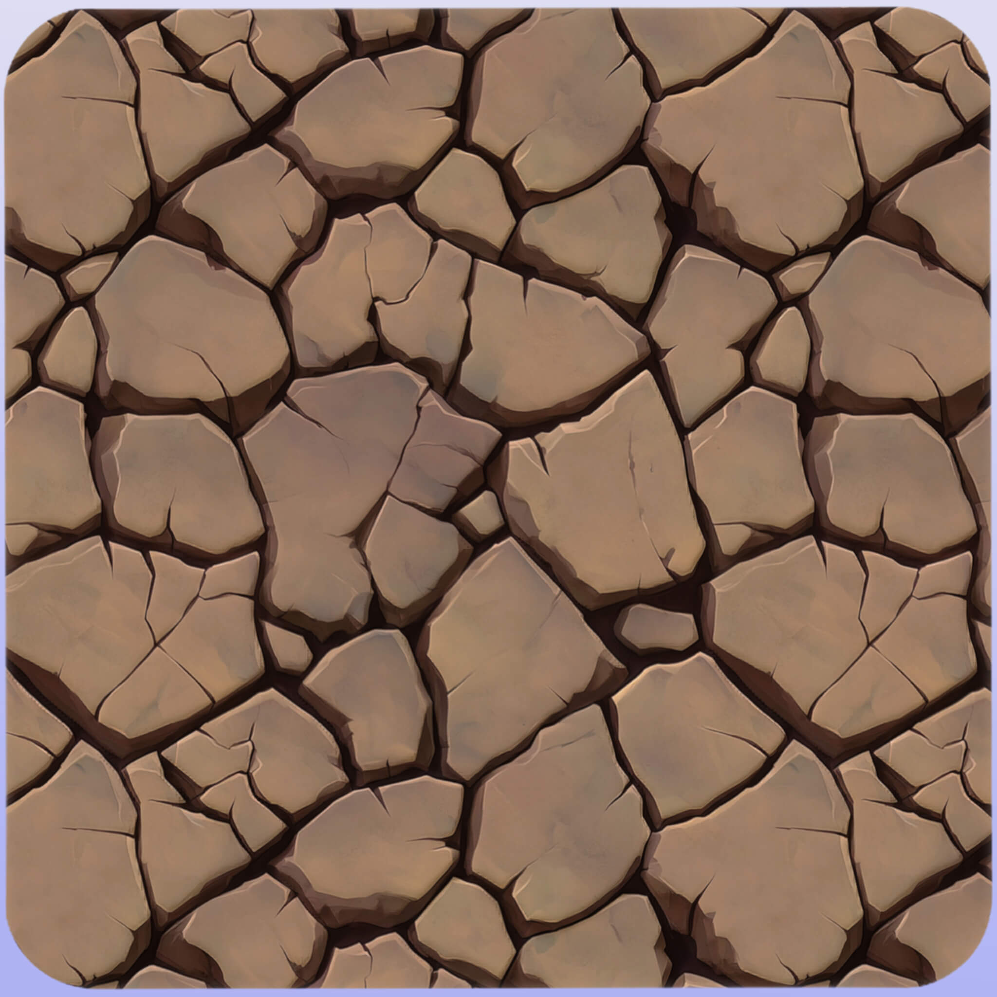 Stylized Ground Seamless Texture by zames1992d