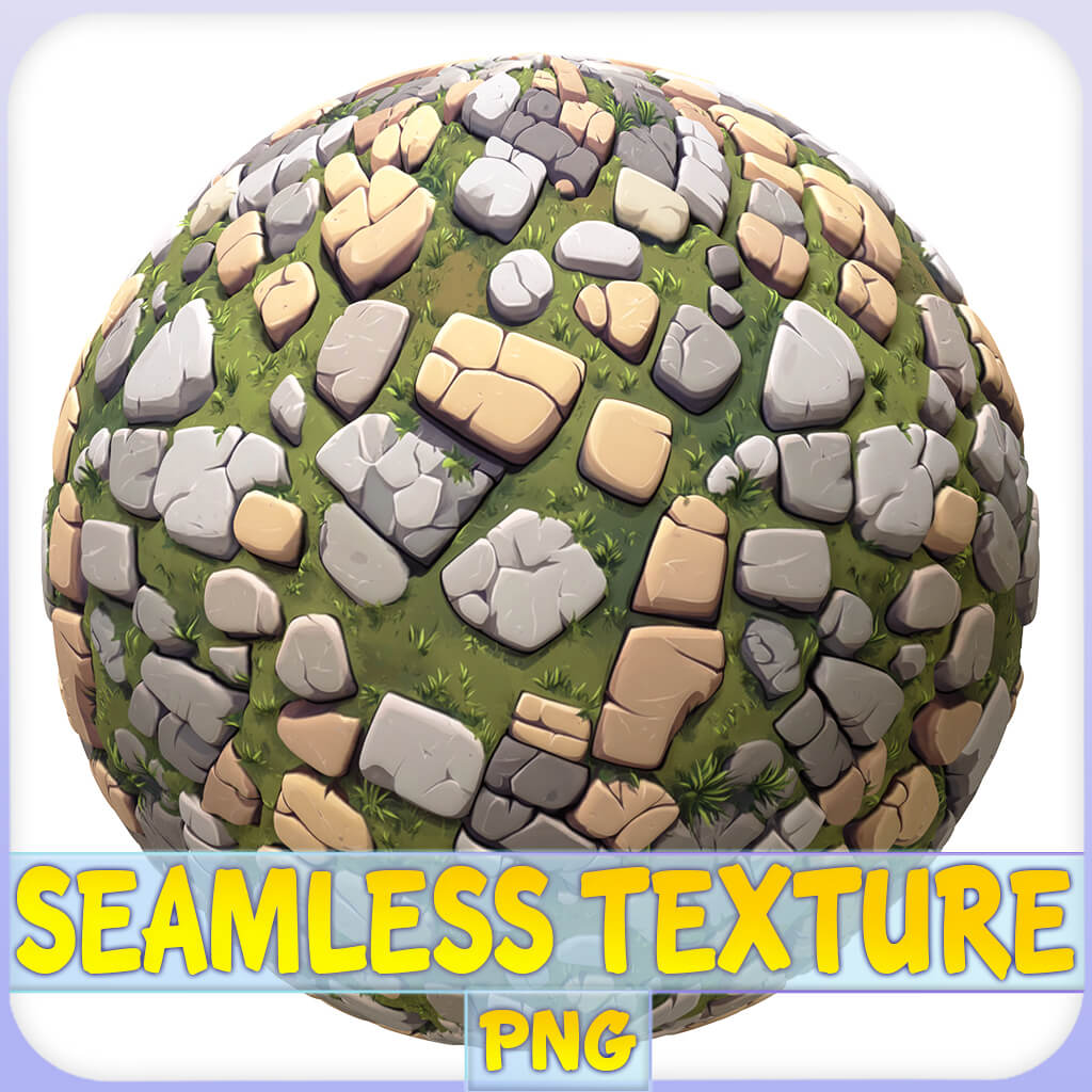 Stylized Ground Seamless Texture by zames1992d