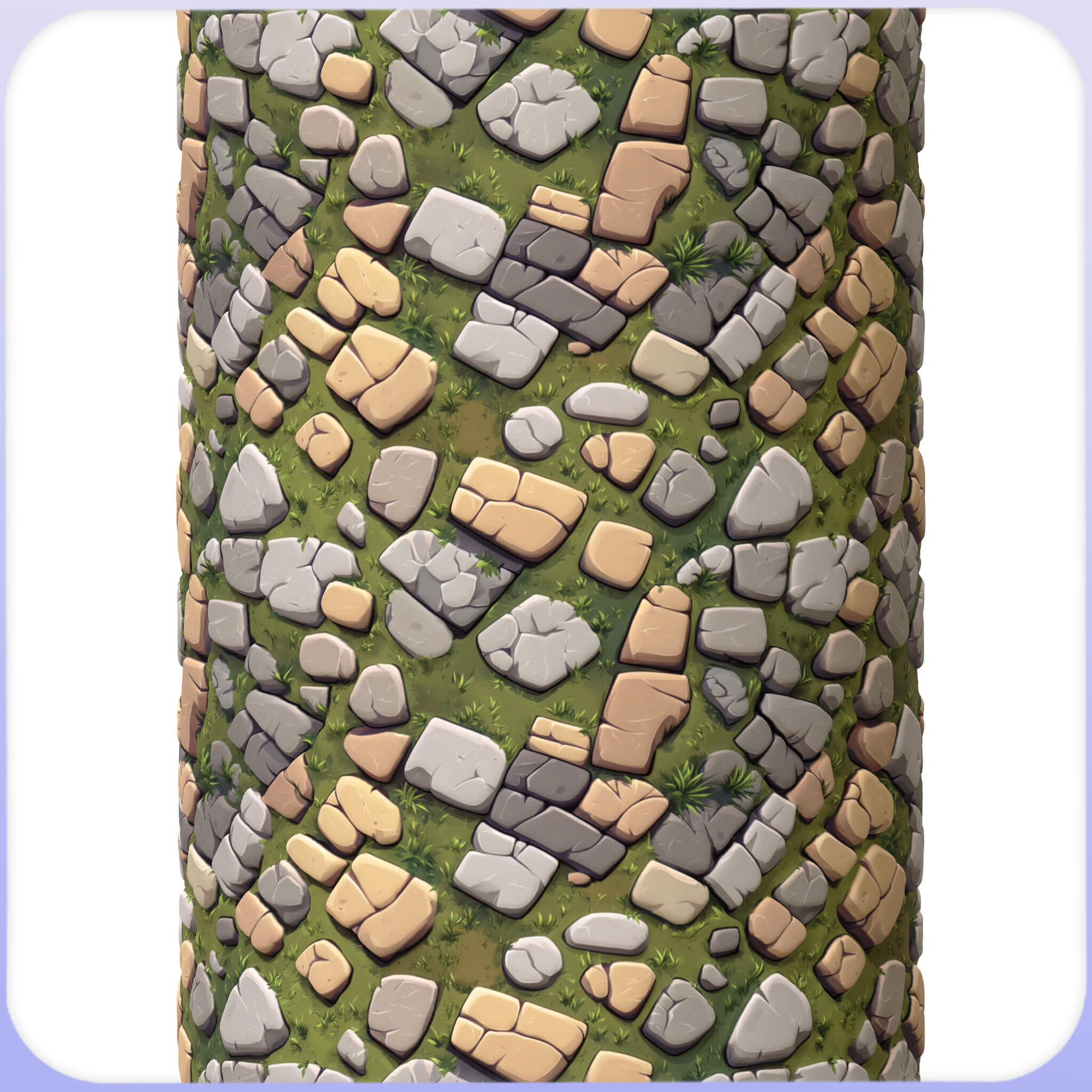 Stylized Ground Seamless Texture by zames1992d