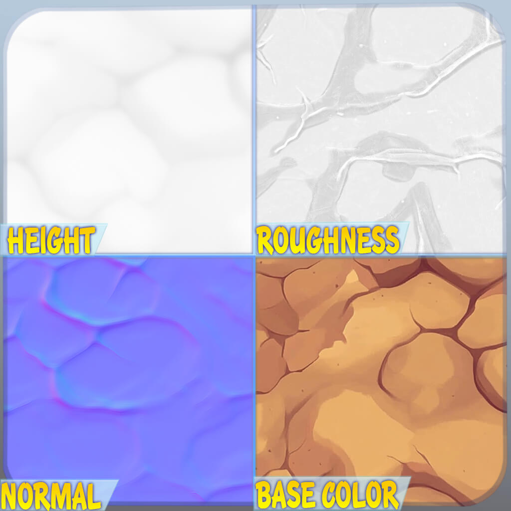 Stylized Ground Seamless Texture by zames1992d