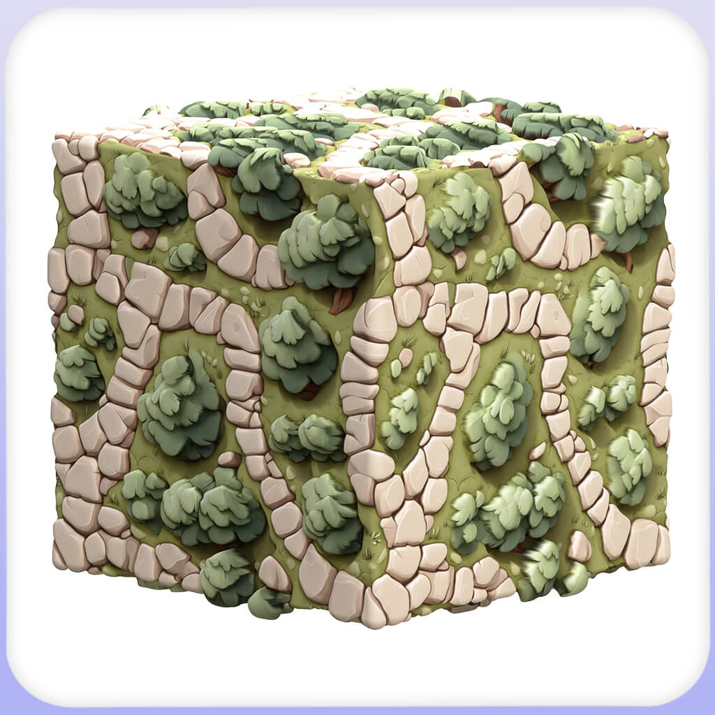 Stylized Ground Seamless Texture by zames1992d