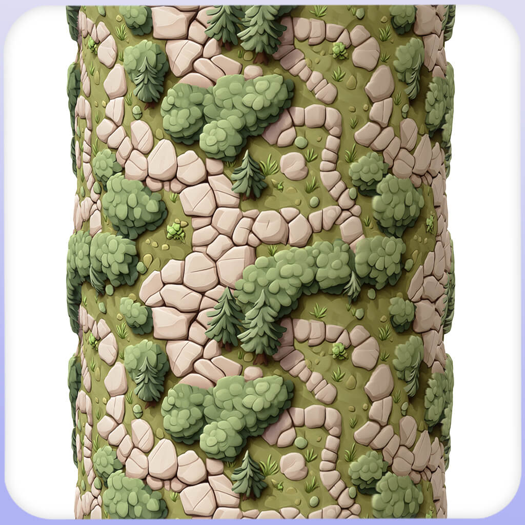 Stylized Ground Seamless Texture by zames1992d