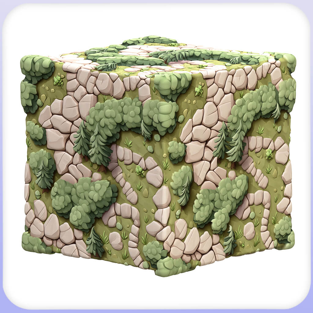 Stylized Ground Seamless Texture by zames1992d