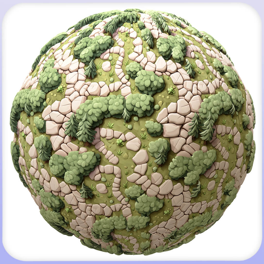 Stylized Ground Seamless Texture by zames1992d