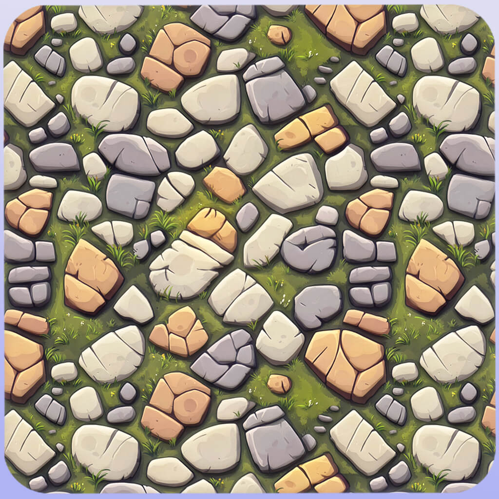 Stylized Ground Seamless Texture by zames1992d