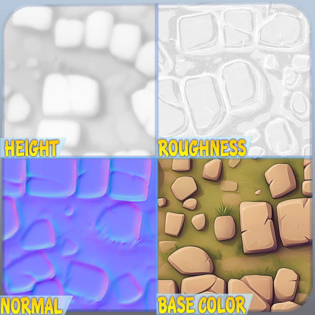 Stylized Ground Seamless Texture by zames1992d