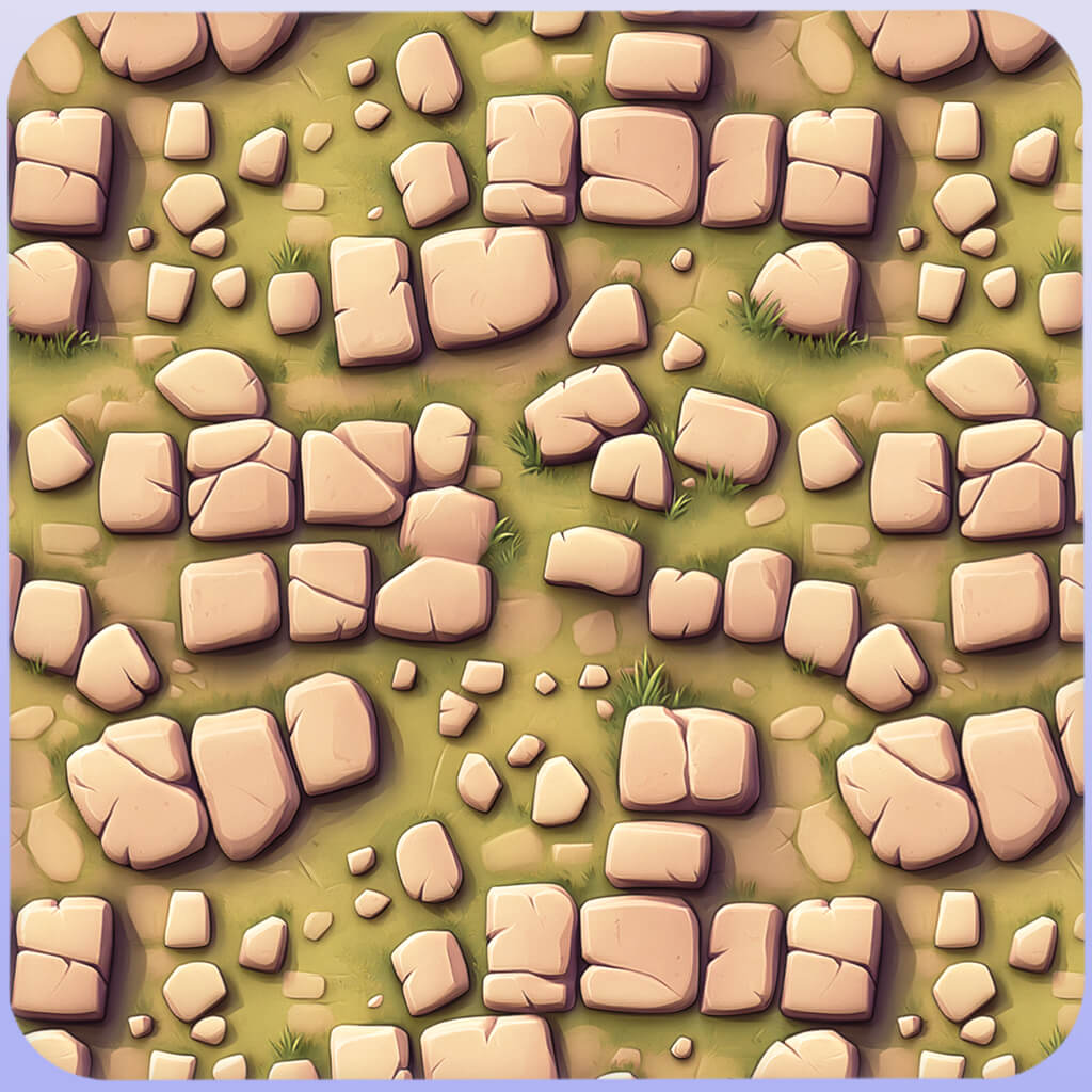 Stylized Ground Seamless Texture by zames1992d