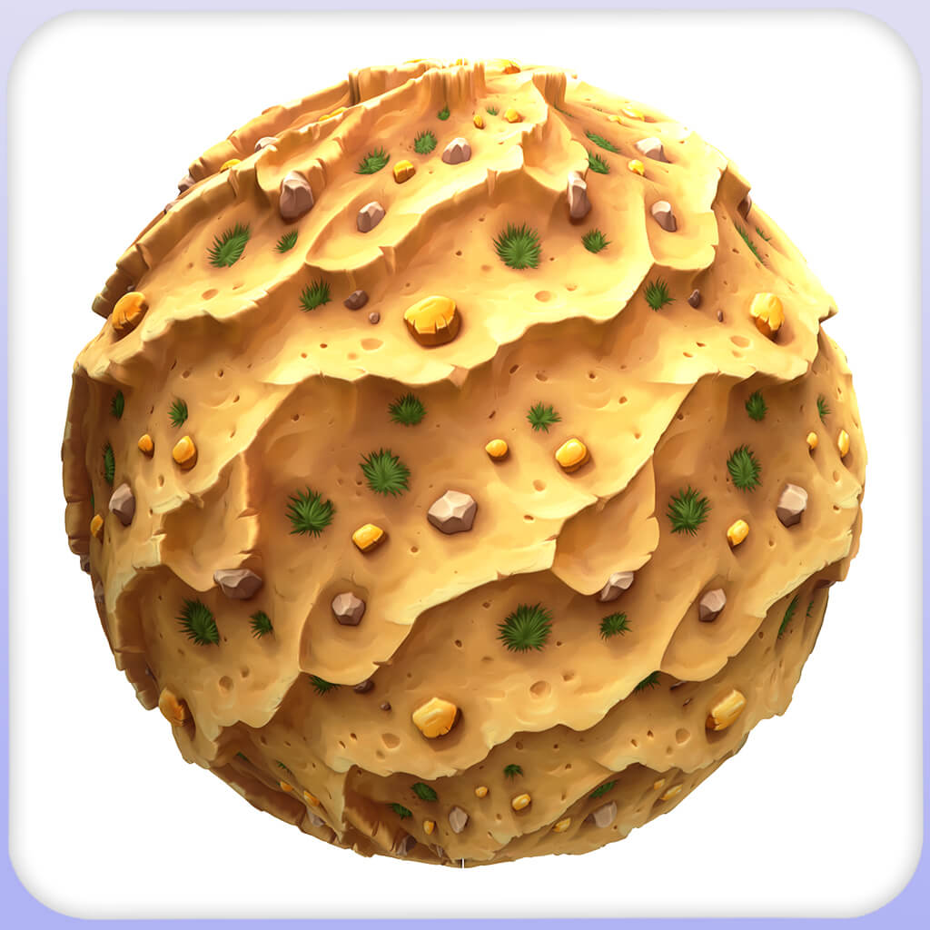 Stylized Ground Seamless Texture by zames1992d