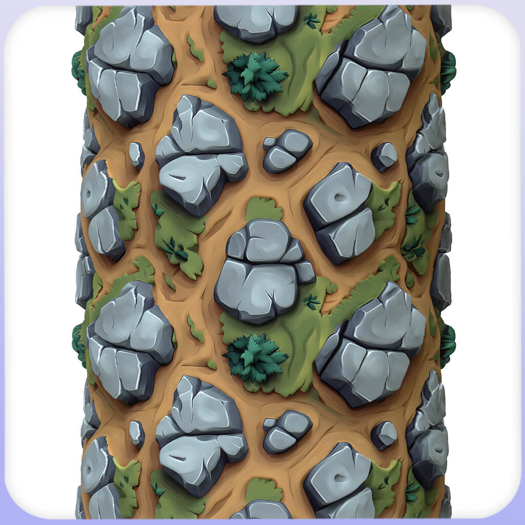 Stylized Ground Seamless Texture by zames1992d