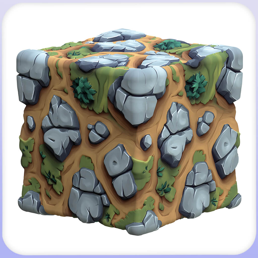 Stylized Ground Seamless Texture by zames1992d