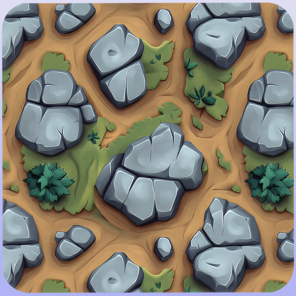 Stylized Ground Seamless Texture by zames1992d
