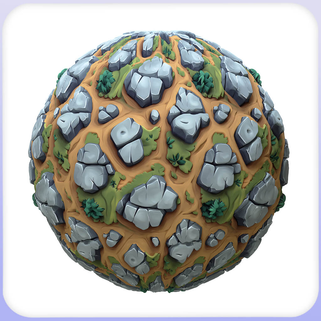 Stylized Ground Seamless Texture by zames1992d