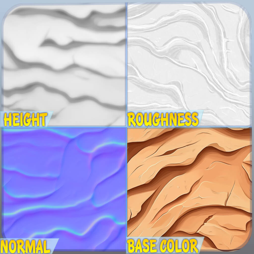 Stylized Ground Seamless Texture by zames1992d