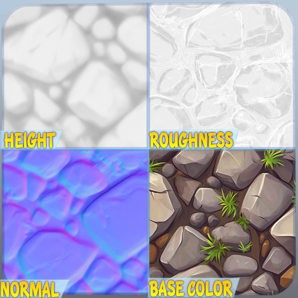Stylized Ground Seamless Texture by zames1992d