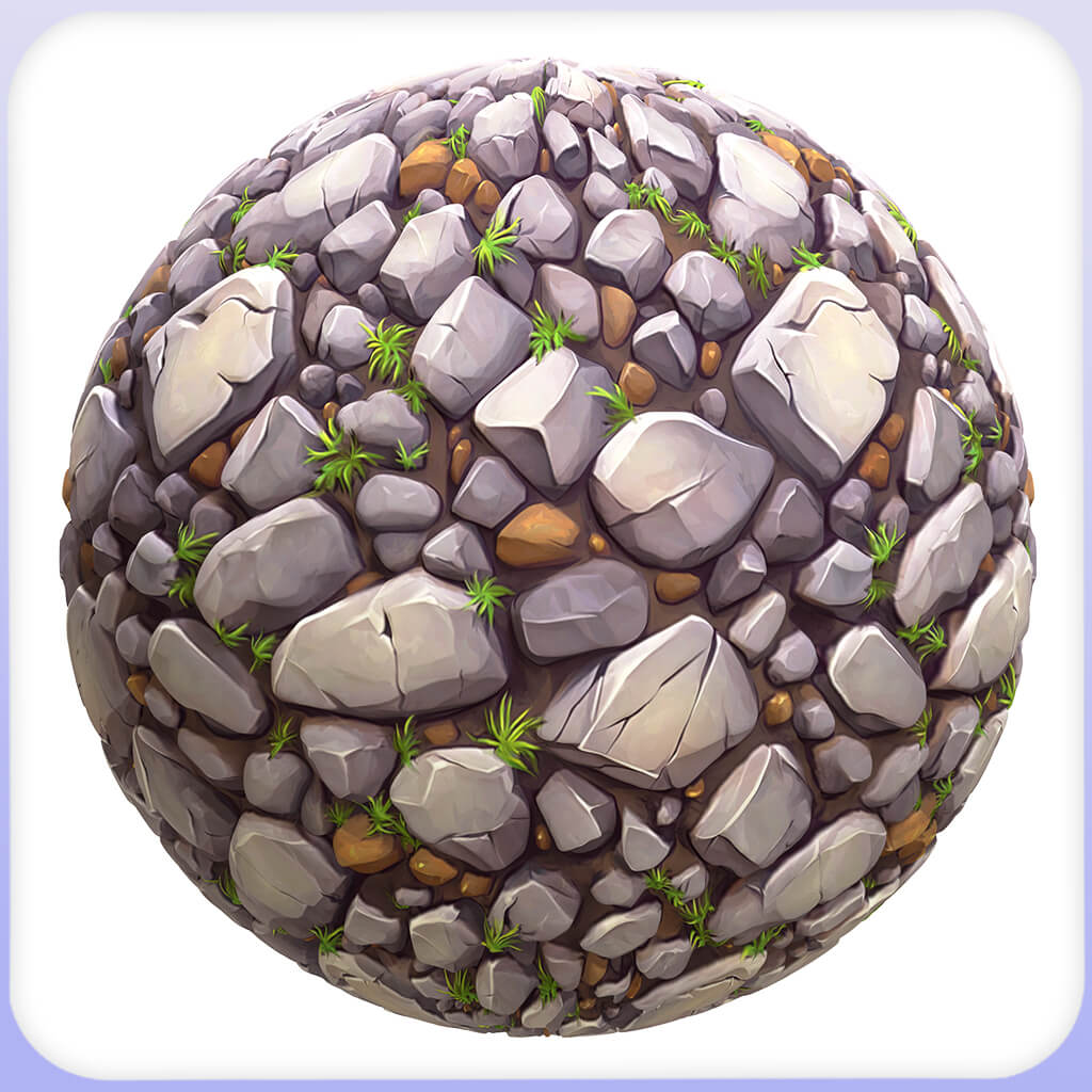 Stylized Ground Seamless Texture by zames1992d