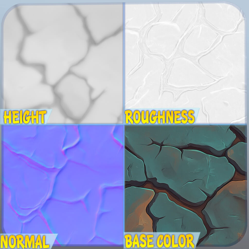 Stylized Ground Seamless Texture by zames1992d