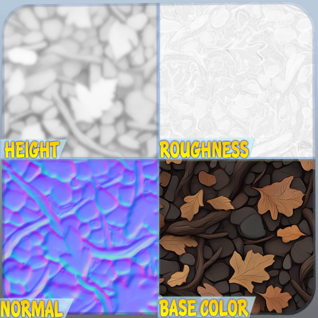 Stylized Ground Seamless Texture by zames1992d