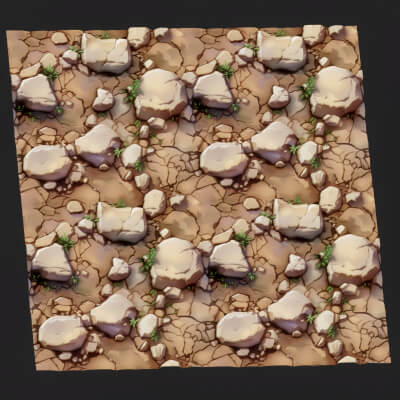 Stylized Ground Seamless Texture by zames1992d