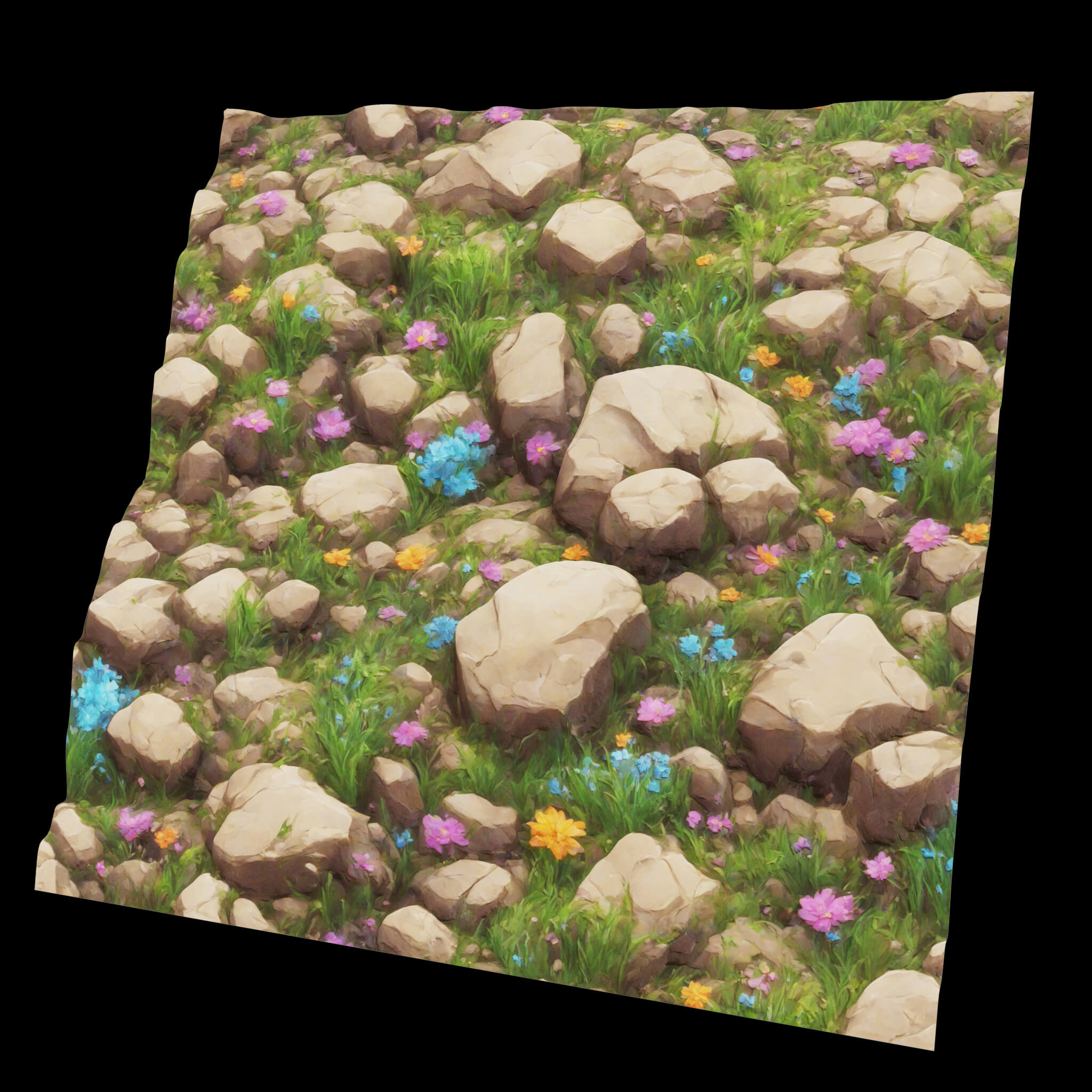 Stylized Ground V1 Seamless Texture by zames1992d