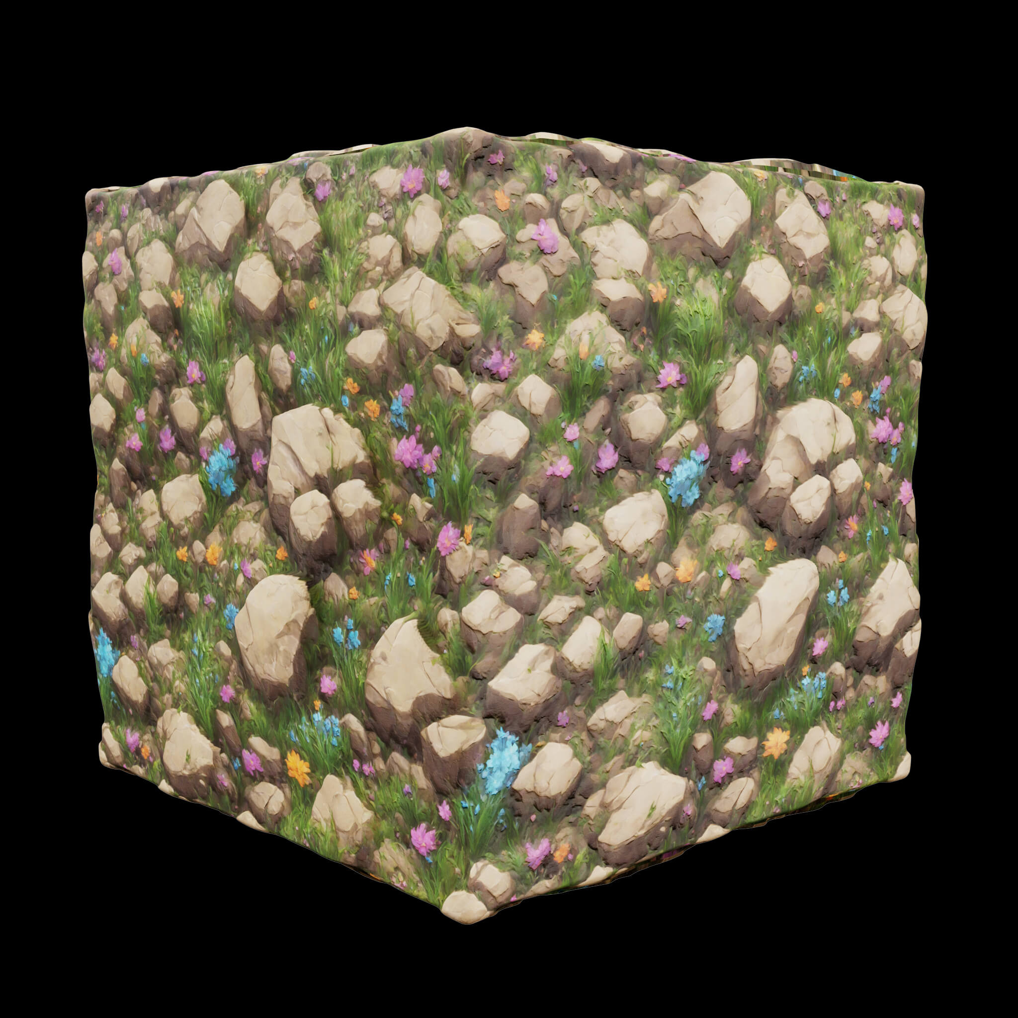 Stylized Ground V1 Seamless Texture by zames1992d