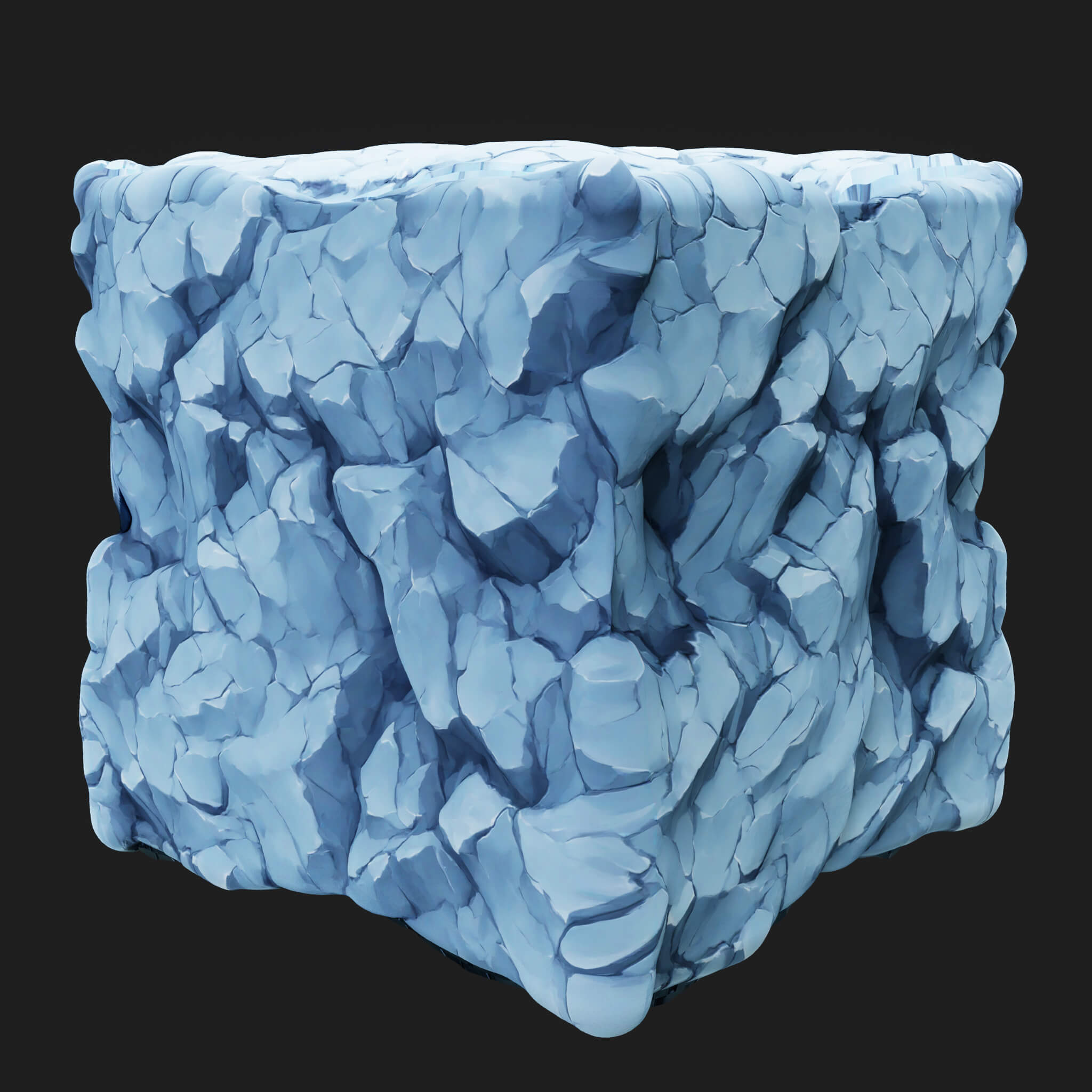 Stylized Ice Seamless Texture by zames1992d
