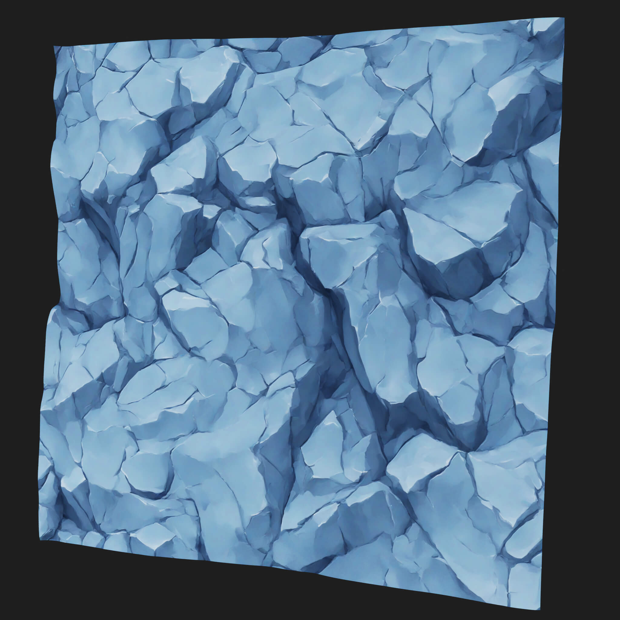 Stylized Ice Seamless Texture by zames1992d