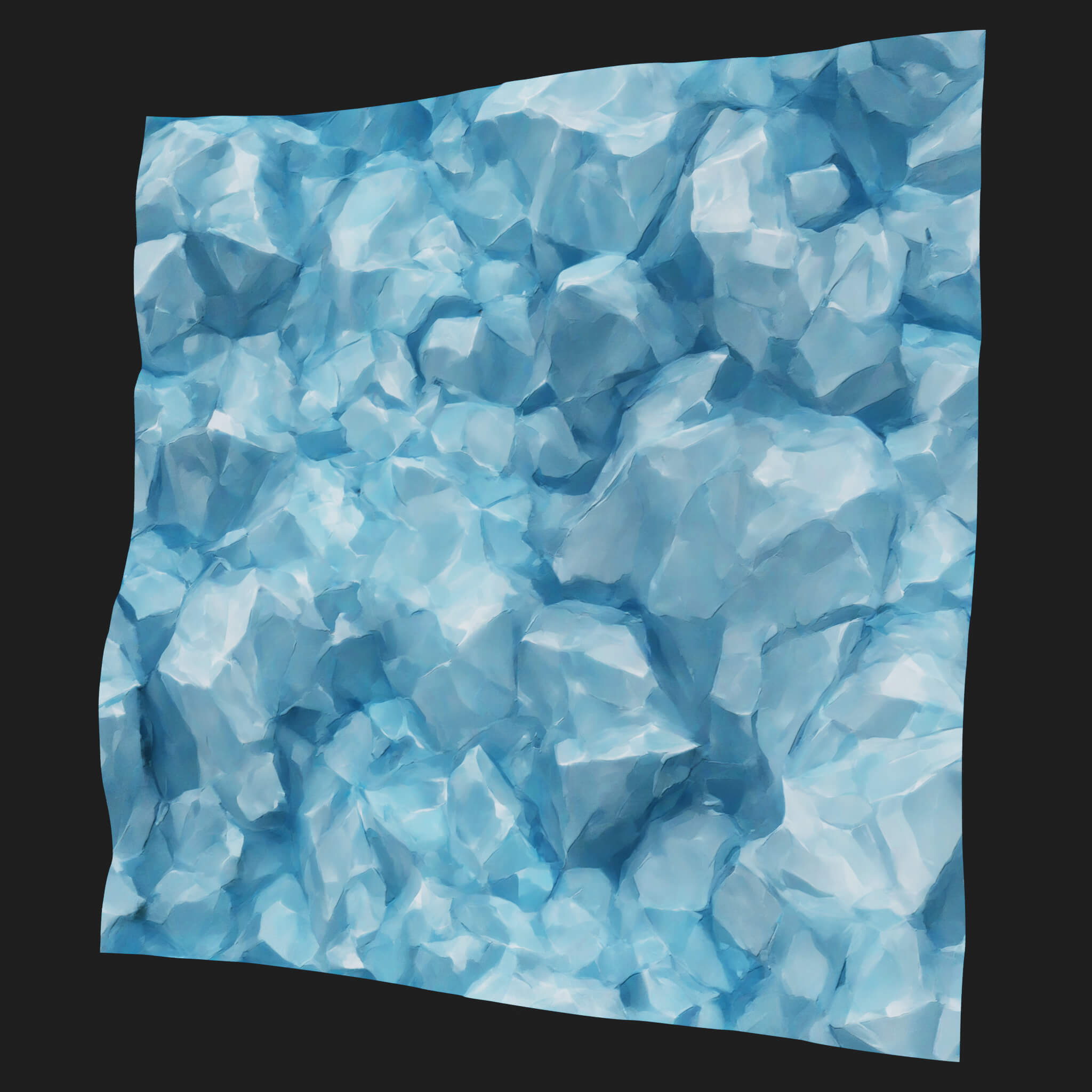 Stylized Ice Seamless Texture by zames1992d