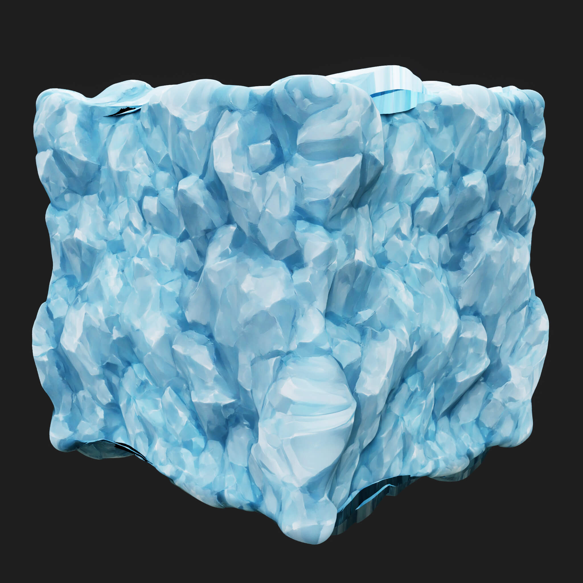 Stylized Ice Seamless Texture by zames1992d