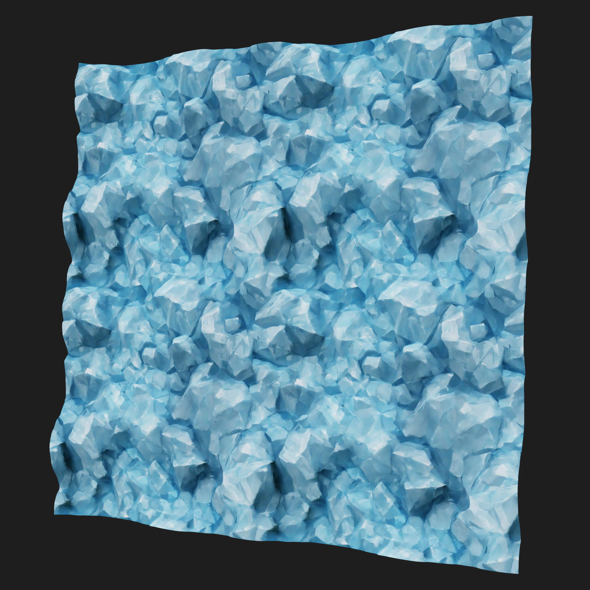 Stylized Ice Seamless Texture by zames1992d