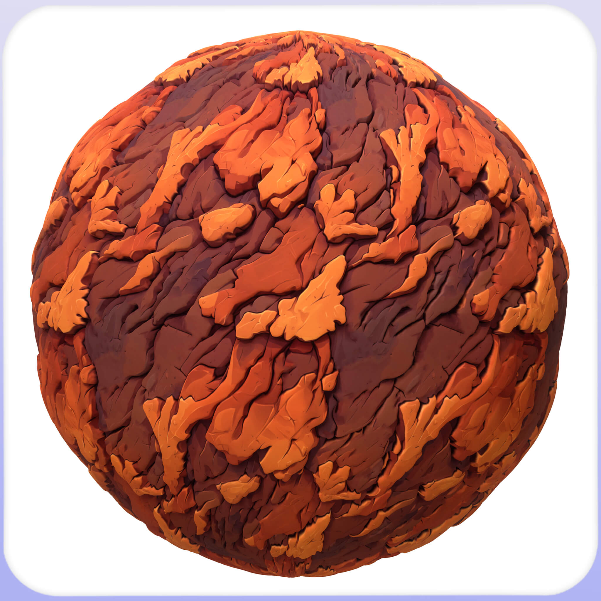 Stylized Lava Seamless Texture by zames1992d