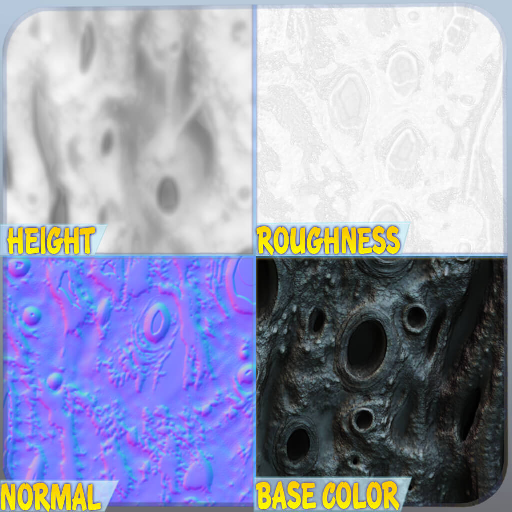 Stylized Lava Seamless Texture by zames1992d