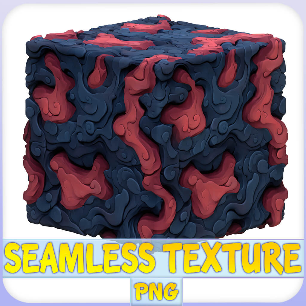 Stylized Lava Seamless Texture by zames1992d