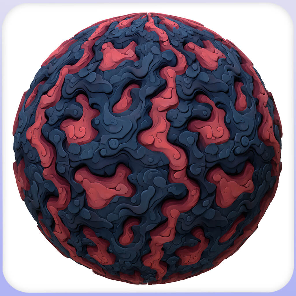 Stylized Lava Seamless Texture by zames1992d