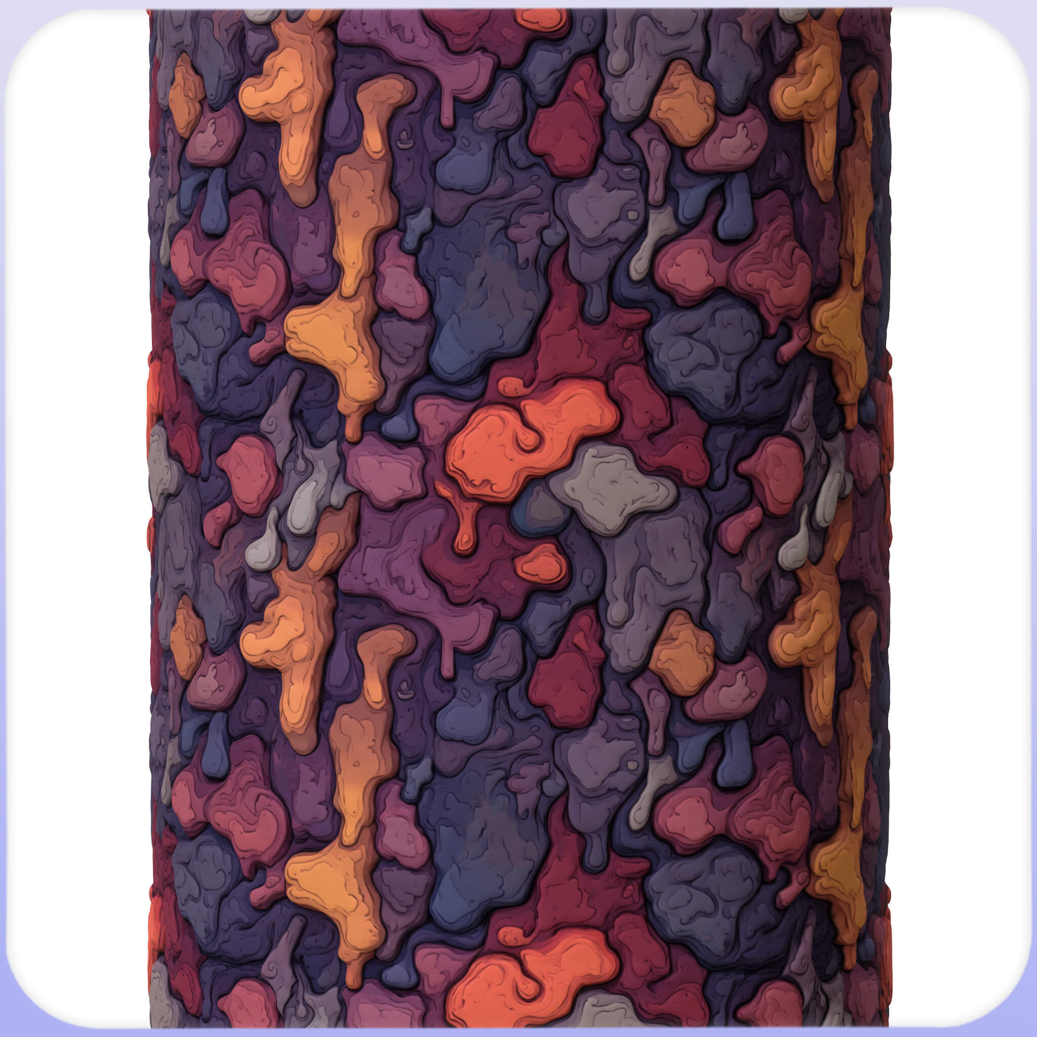 Stylized Lava Seamless Texture by zames1992d