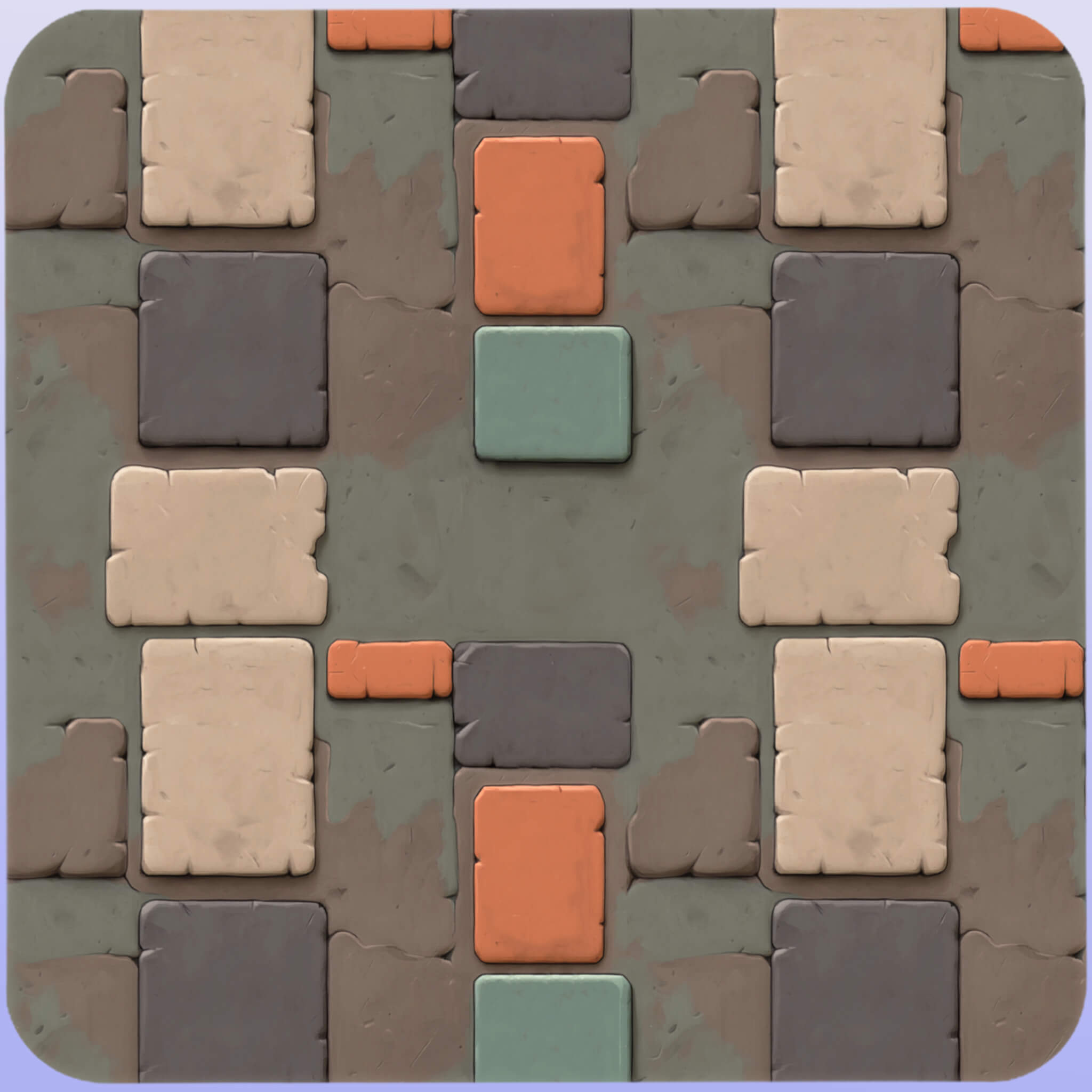 Stylized Metal Panels Seamless Texture by zames1992d