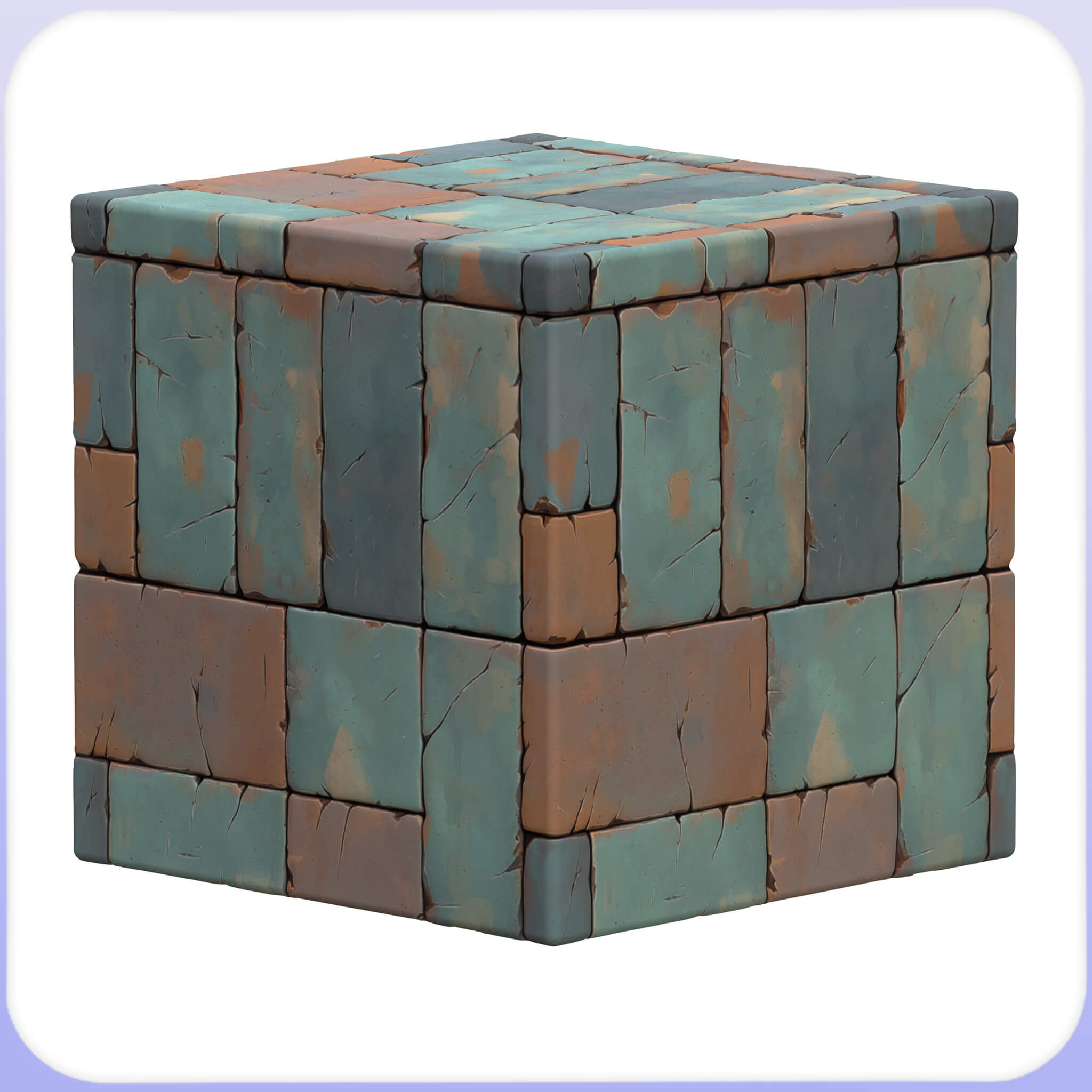 Stylized Metal Panels Seamless Texture by zames1992d