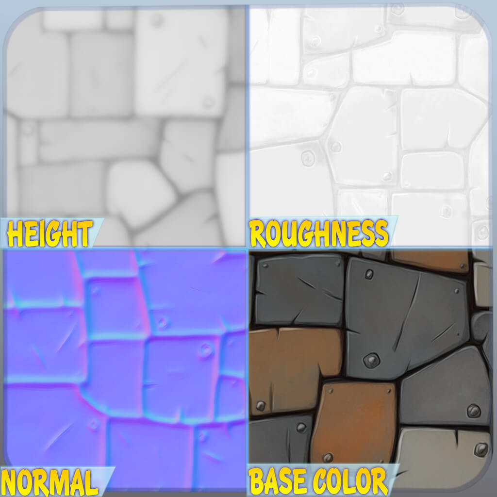 Stylized Metal Panels Seamless Texture by zames1992d