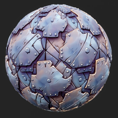 Stylized Metal Seamless Texture by zames1992d